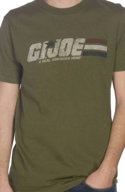 Distressed Army Green GI Joe T-Shirt - The Shirt List