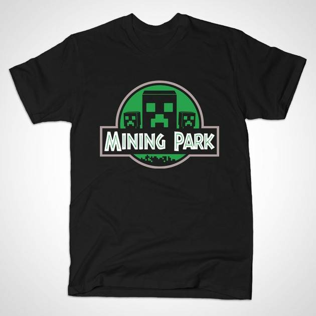 MINING PARK - Minecraft T-Shirt by Olipop - The Shirt List