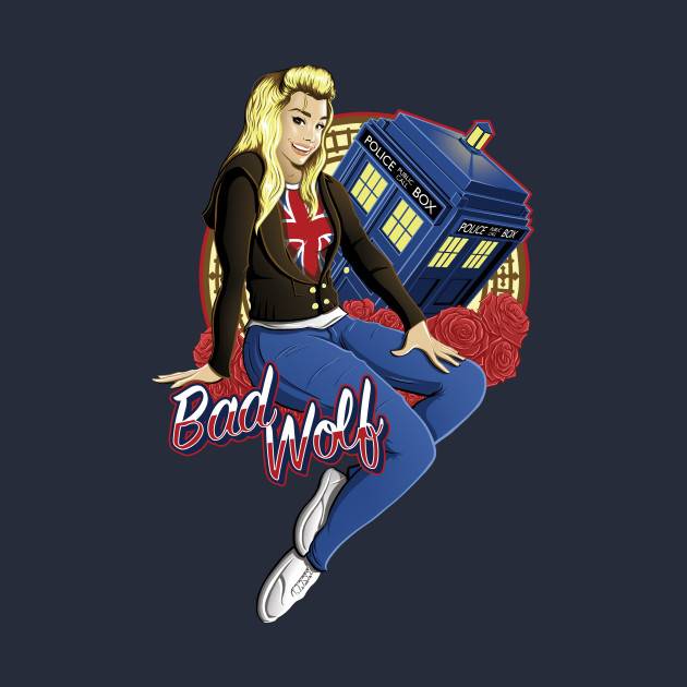 Bad Wolf - Doctor Who Rose Tyler T-Shirt - The Shirt List