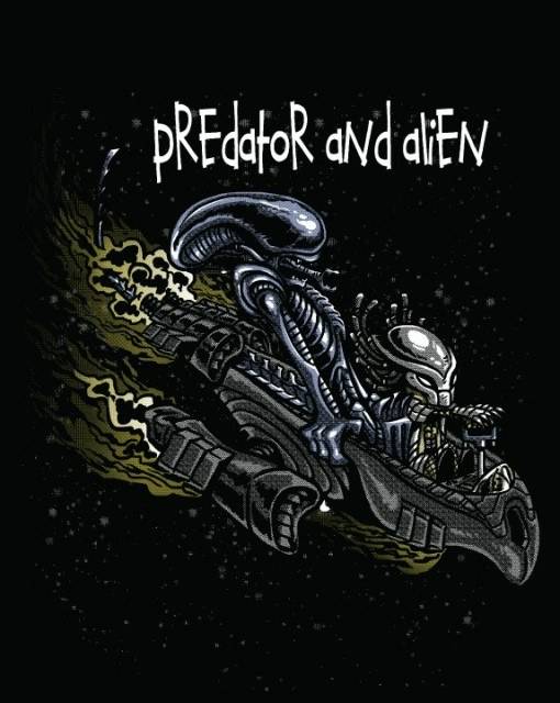 PREDATOR AND ALIEN T-Shirt - The Shirt List