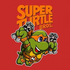 Super Turtle Bros Mikey T-Shirt - The Shirt List