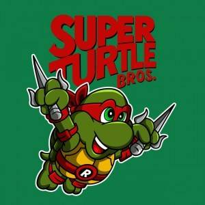 Super Turtle Bros Raph T-Shirt - The Shirt List