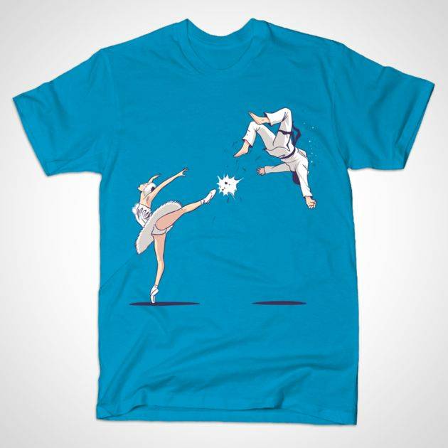 SWAN KICK T-Shirt - The Shirt List