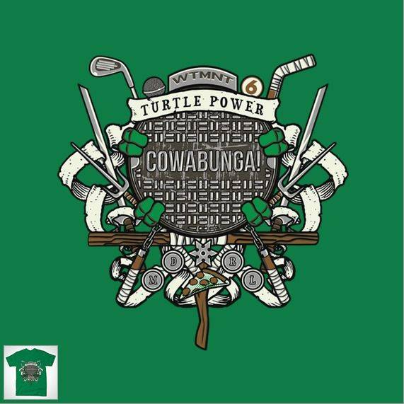 TURTLE POWER CREST T-Shirt - The Shirt List