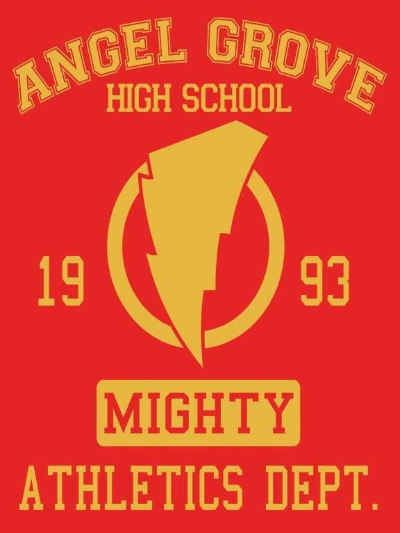 ANGEL GROVE HIGH SCHOOL T-Shirt - The Shirt List