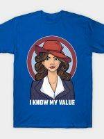 I Know My Value Agent Carter T-Shirt - The Shirt List