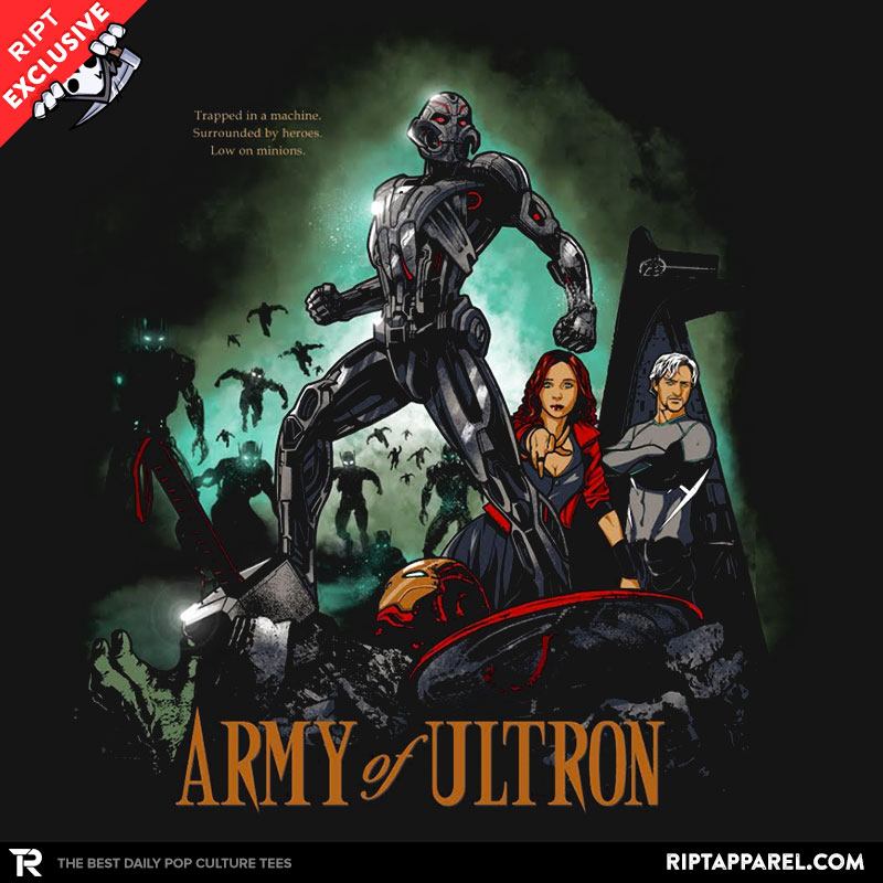 Army of Robots Age of Ultron T-Shirt - The Shirt List