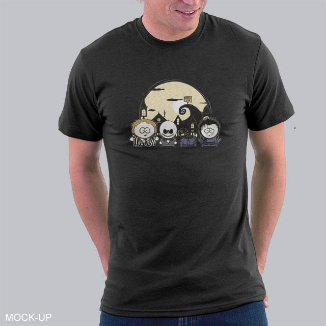 Burton Park - Tim Burton Movie Mashup T-Shirt - The Shirt List