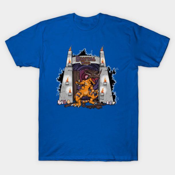 The Digital Gate - Digimon T-Shirt by Liam Wheatcroft - The Shirt List