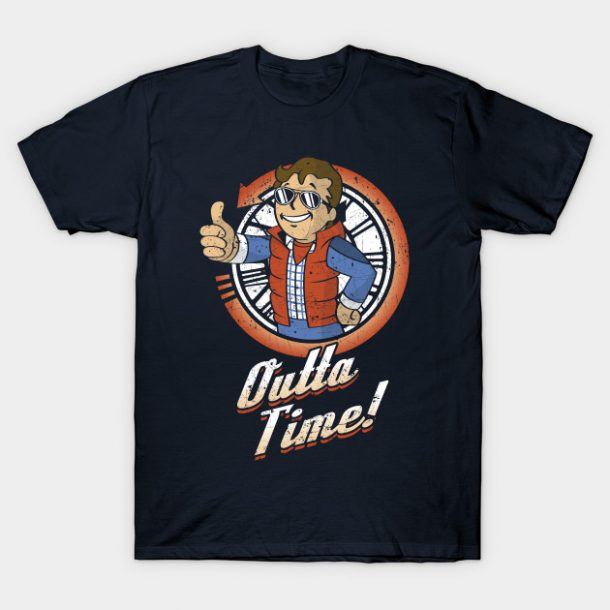 OUTTA TIME Back to the Future T-Shirt - The Shirt List