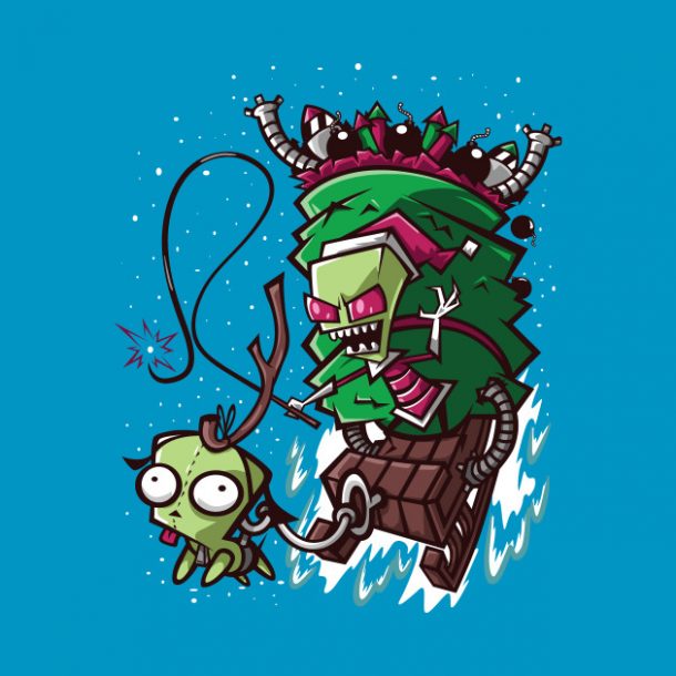 THE INVADER STOLE X-MAS T-Shirt - The Shirt List
