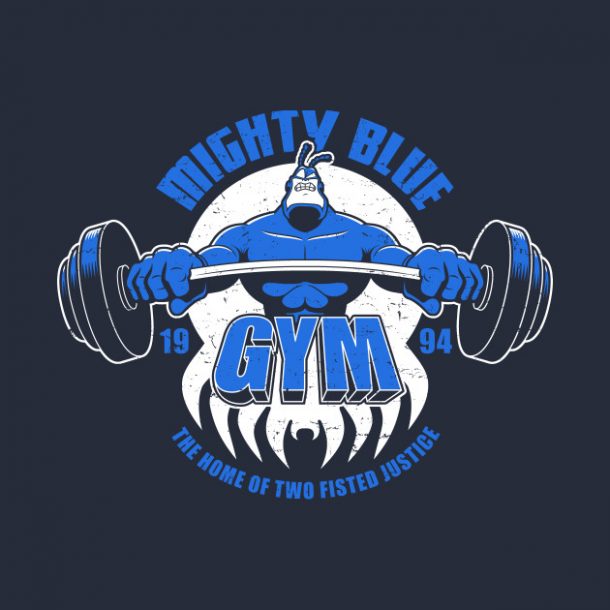 Mighty Blue Gym - The Tick T-Shirt - The Shirt List