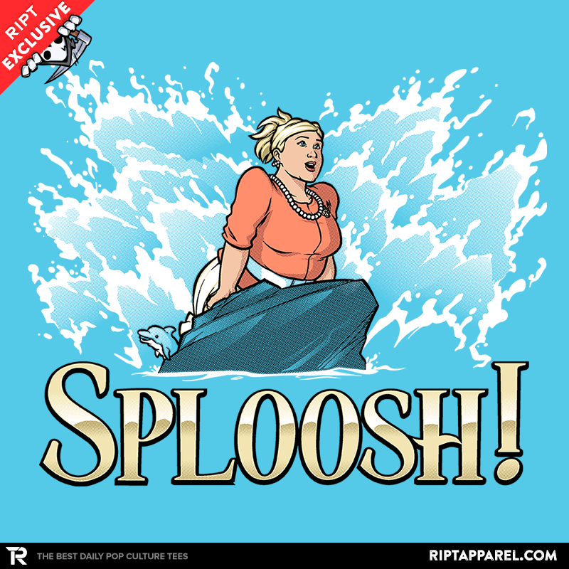 Sploosh! (Little Mermaid Parody) Archer T-Shirt - The Shirt List