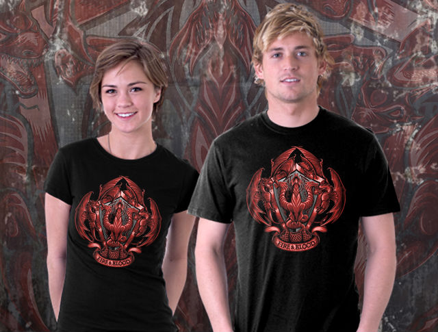 Fire and Blood T-Shirt - The Shirt List