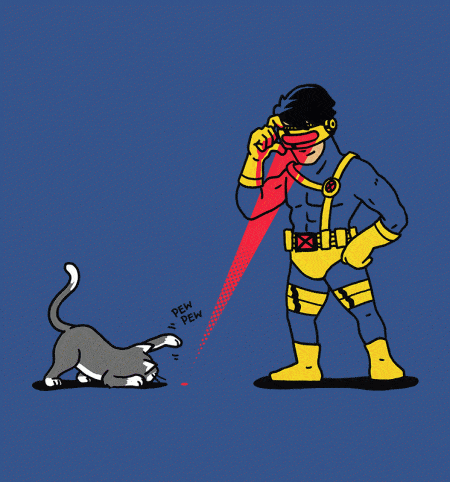 Cyclops Cat Gif