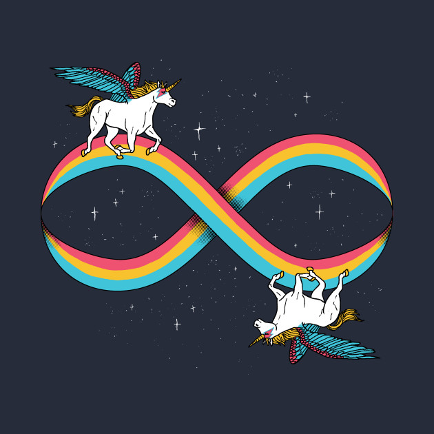 Infinite Magic Flying Horse Rainbow T-Shirt - The Shirt List