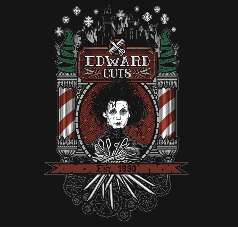 Edward Cuts Edward Scissorhands T-Shirt - The Shirt List