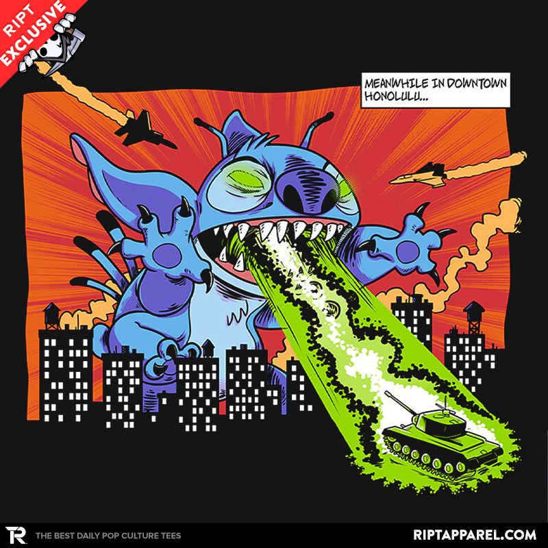Kaiju-626 - Godzilla/Lilo and Stitch T-Shirt - The Shirt List