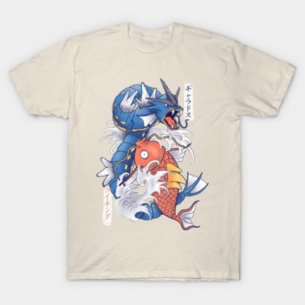 Koi Fish Evolution Pokemon T-Shirt - The Shirt List