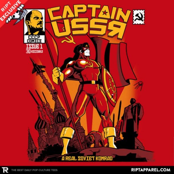 Captain USSR: Issue 1 Comic Book T-Shirt - The Shirt List