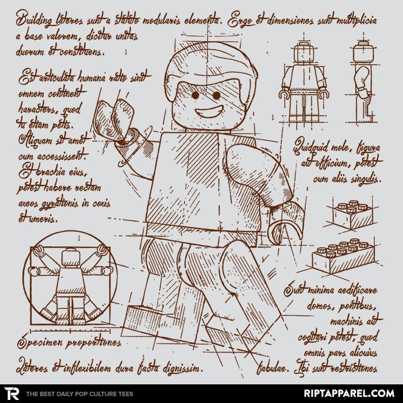MINIFIGURE PLAN - LEGO T-Shirt - The Shirt List