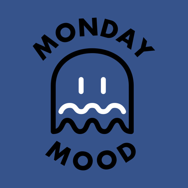Monday mood - Pac-Man Ghost T-Shirt - The Shirt List