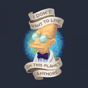 Not This Planet Professor Farnsworth T-Shirt - The Shirt List