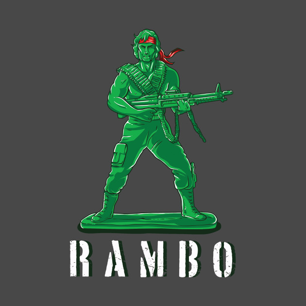Rambo Army Man T-Shirt by Rustenico - The Shirt List