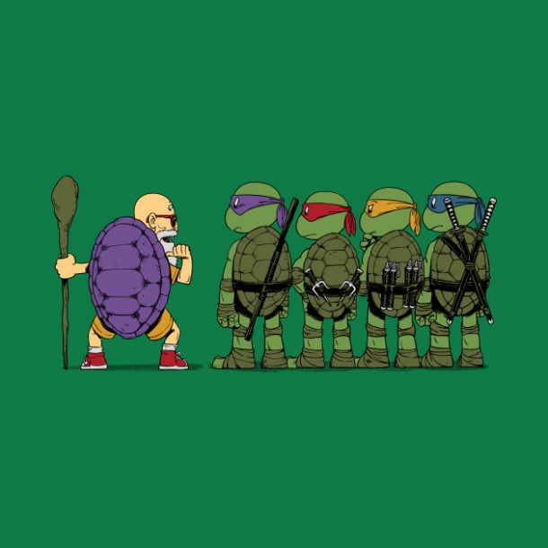 The Shells -Dragon Ball/TMNT T-Shirt - The Shirt List