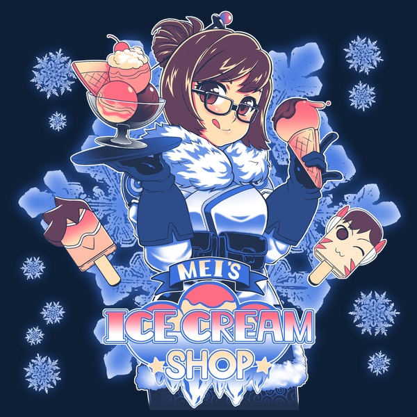 Mei's ice cream - Overwatch T-Shirt - The Shirt List