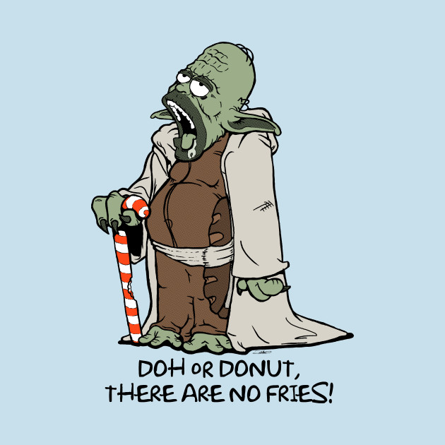 Yoder Simpson - Star Wars Yoda T-Shirt - The Shirt List