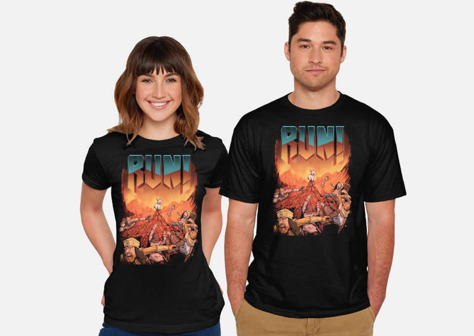 RUN! - Monty Python and the Holy Grail T-Shirt - The Shirt List