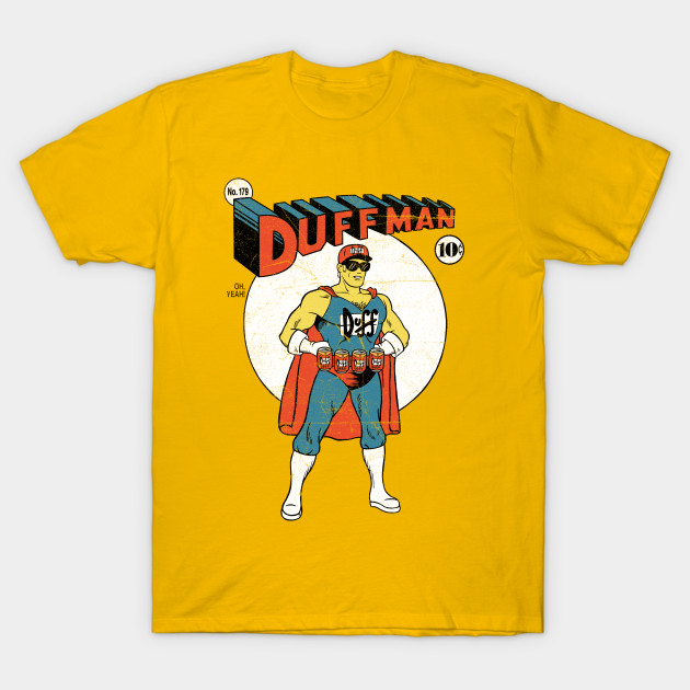 The Simpsons - A Duffman! T-Shirt - The Shirt List
