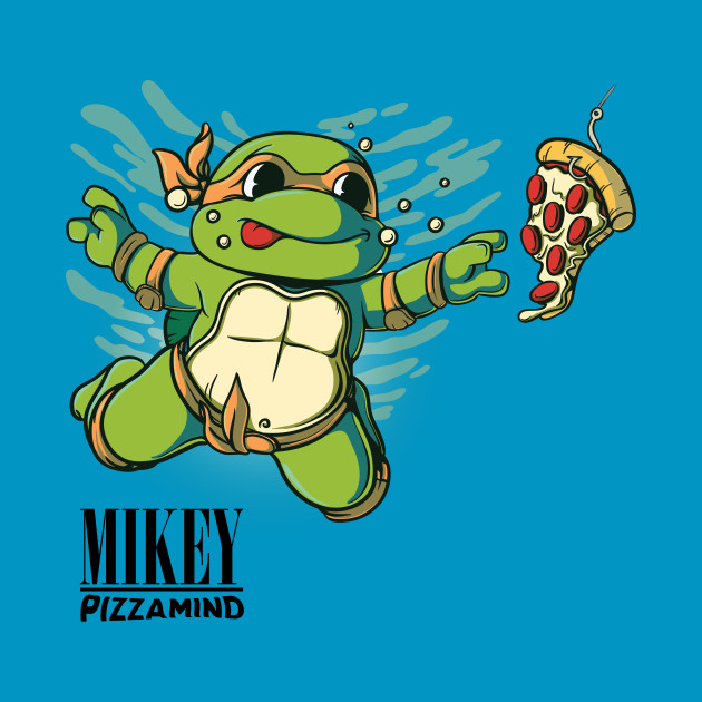 MIKEY - Pizzamind - TMNT T-Shirt - The Shirt List