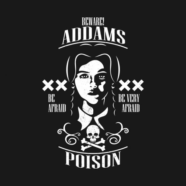 Addams Poison - Wednesday Addams T-Shirt - The Shirt List
