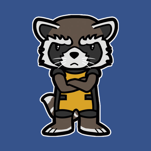 Angry Raccoon - Rocket Raccoon T-Shirt - The Shirt List
