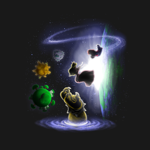 Galaxy - Nintendo Super Mario Bros T-Shirt - The Shirt List