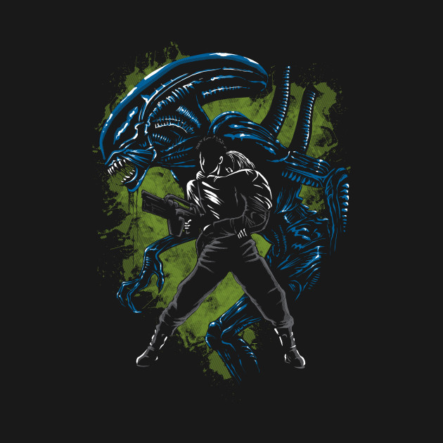 Space Fear - Alien Xenomorph T-Shirt - The Shirt List
