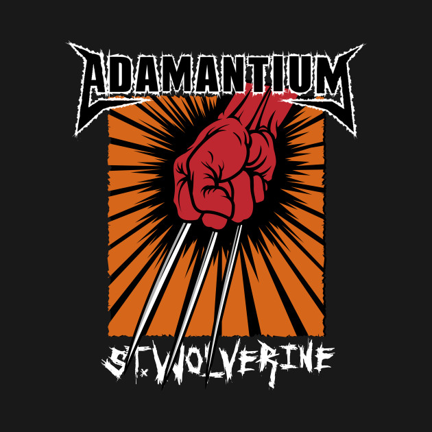 Adamantium - Marvel Comics Wolverine T-Shirt - The Shirt List
