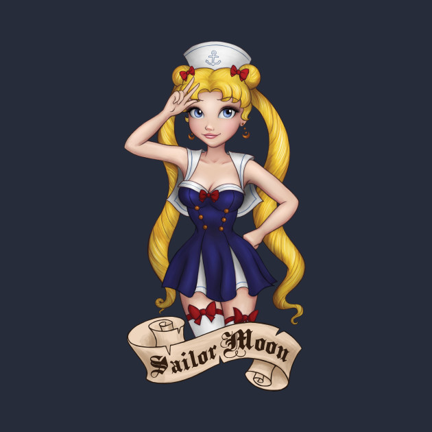 Retro Sailor Moon - Anime T-Shirt by Ellador - The Shirt List