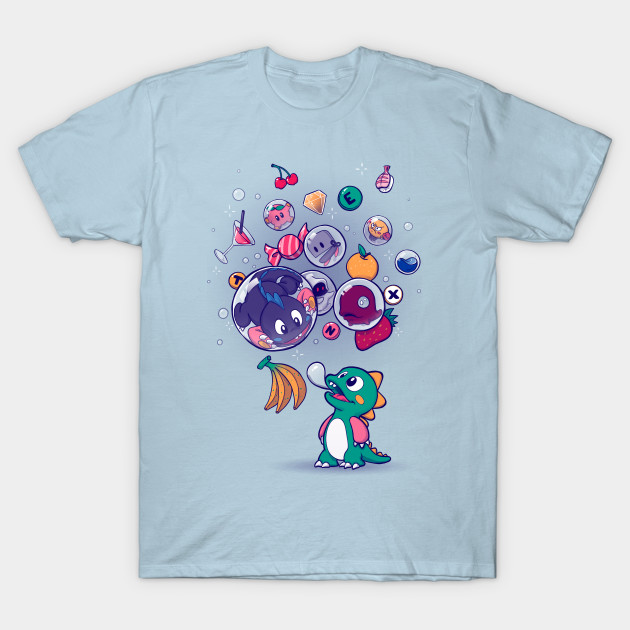 Many Bubbles - Bubble Bobble T-Shirt - The Shirt List