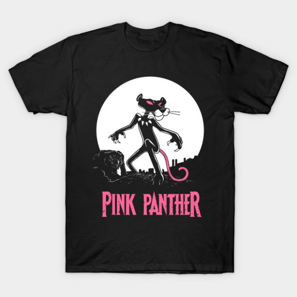 Pink Panther - Black Panther T-Shirt - The Shirt List