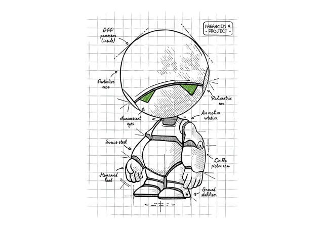 Paranoid Android Project T-Shirt by theduc - The Shirt List