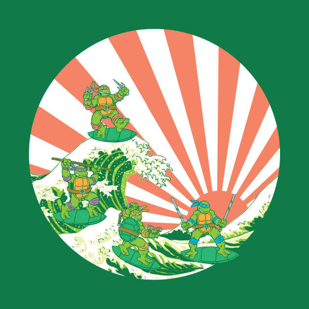 The Great Wave Off Kanagawa Parody