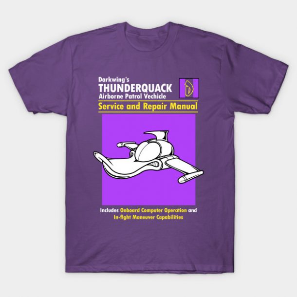 ThunderQuack Manual - Darkwing Duck T-Shirt - The Shirt List
