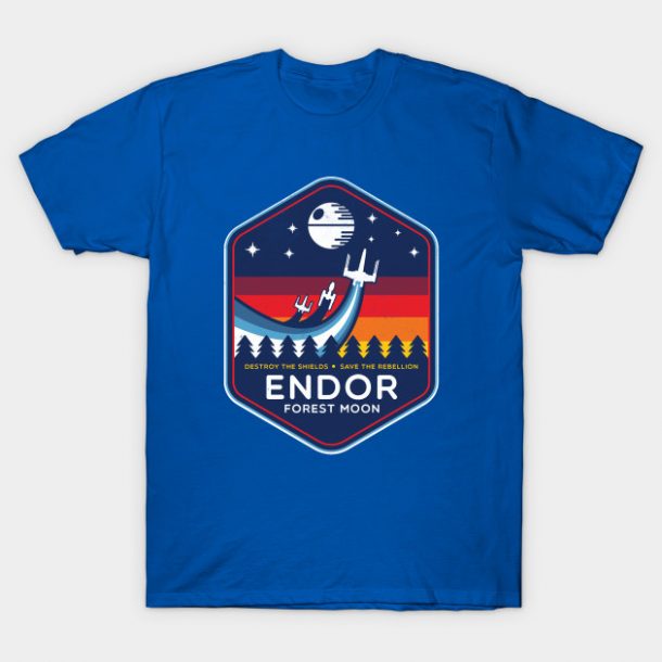 The Battle of Endor - Star Wars T-Shirt by Creative Outpouring - Shirt List