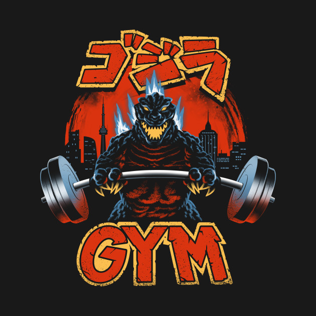 Zilla Gym - Godzilla T-Shirt by Vincent Trinidad - The Shirt List