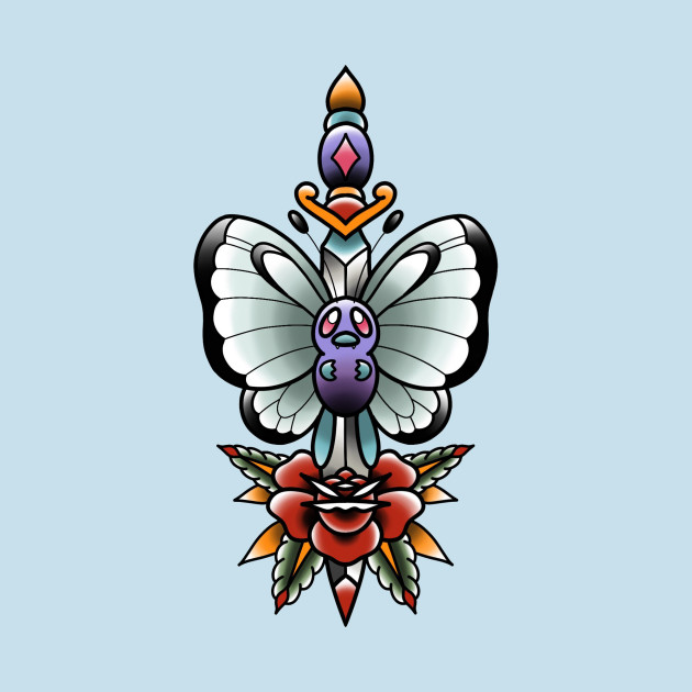 Butterfree - Pokemon T-Shirt by Michael Baker - The Shirt List