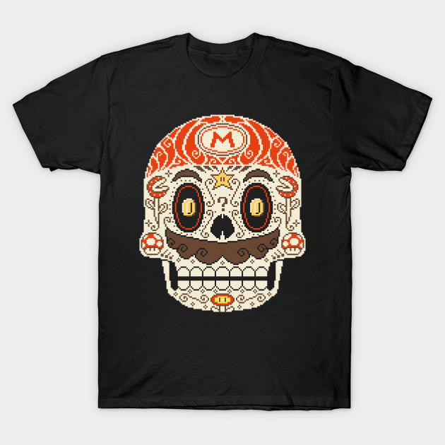 MARIO SKULL - Super Mario Bros T-Shirt - The Shirt List
