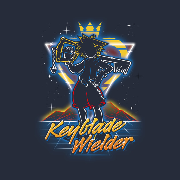 Retro Keyblade Wielder - Kingdom Hearts T-Shirt - The Shirt List